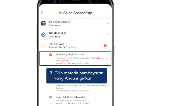 Biaya Admin Top Up Shopeepay Lengkap Semua Bank